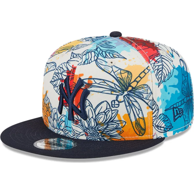 Boné plano multicolor snapback 9FIFTY Spring da New York Yankees MLB da ...